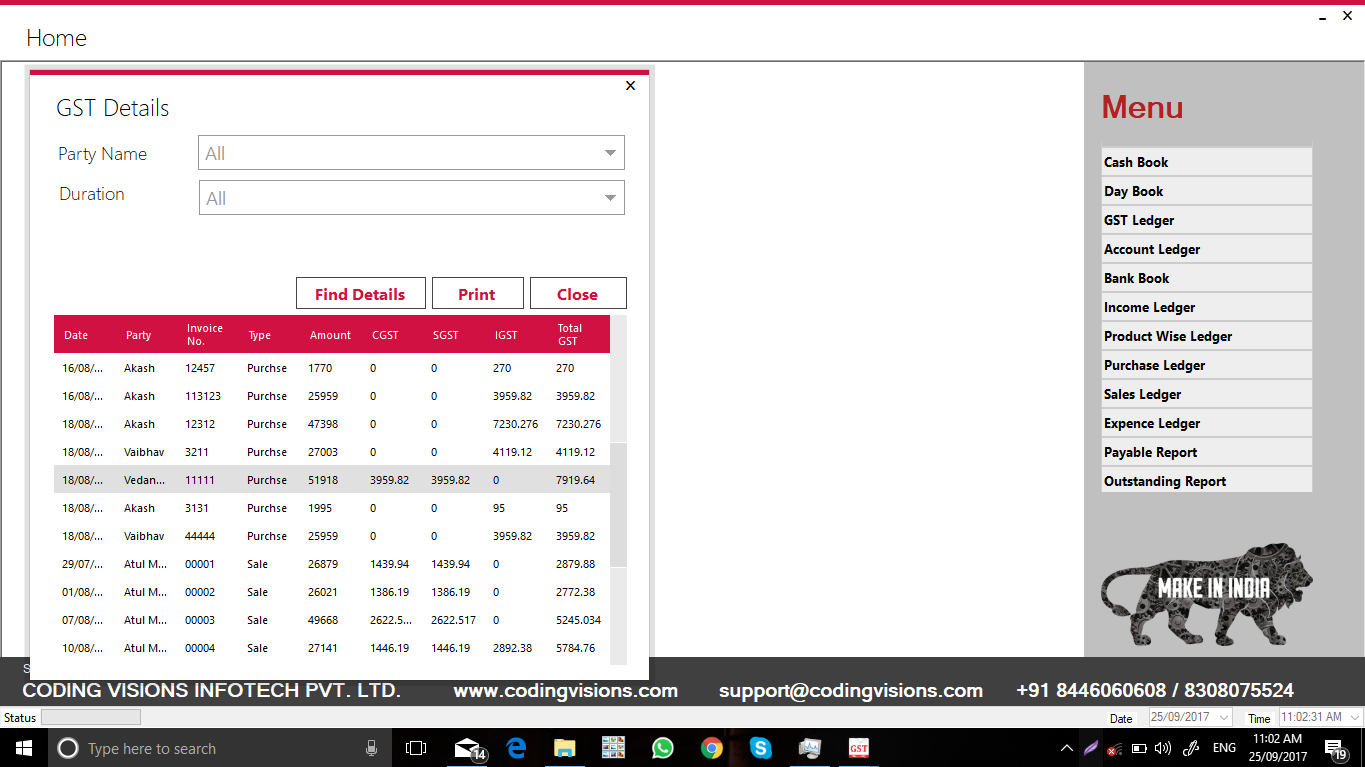 GST Accounting Software | Source Code by sagarmaher | CodeCanyon